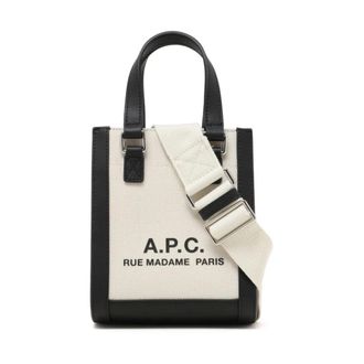 A.P.C. Canvas Logo Print Schultertasche - - Bags - Damen - Beige - ONE SIZE