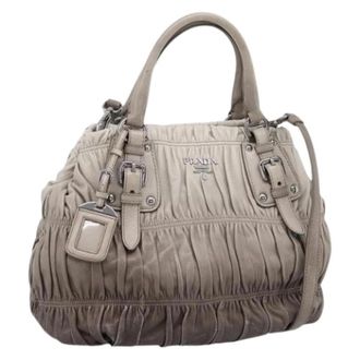 Prada Sac &agrave; main vintage Pre-owned - Femme - Pre-owned - Gris - Taille: ONE Size