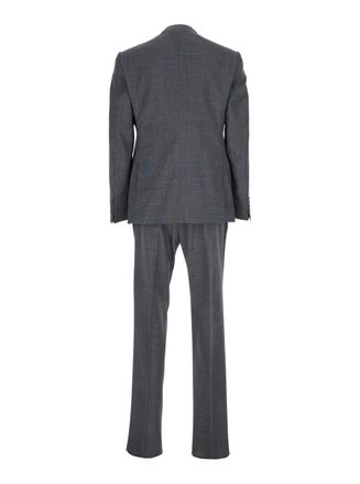 Emporio Armani Mens Suit Slim Fit Black Suits