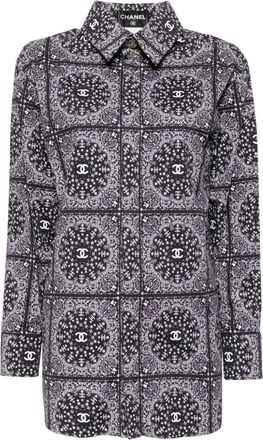 Chanel 2010-2020s Hemd mit Print - Schwarz