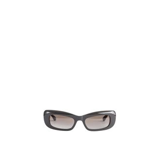 Balenciaga Diva Rechteckige Sonnenbrille - - Accessories - Damen - Braun - ONE SIZE