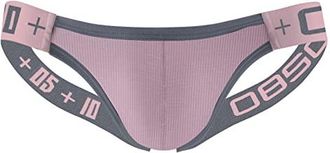 Generic Sous-v&ecirc;tements sexy pour homme Taille Coton Thong Gratuitous Back Vide T-Pantalons Double Thong Pyjama Hommes String Sous-v&ecirc;tements Hommes, rose, XXL 