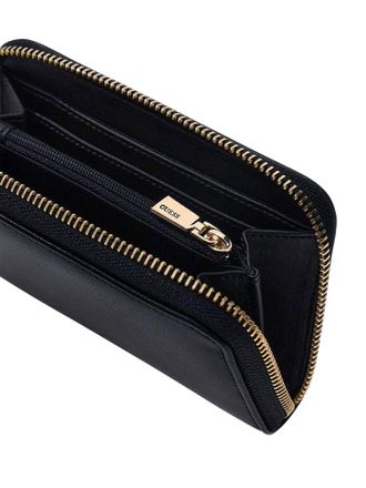 Guess Womens Wallet Black Polyurethane Bags