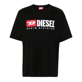 Diesel Homme, Tops, Noir, Taille: M T-Boxt-Div Relaxed Fit Tee