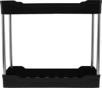 Cabilock 2stufe Mehrebenen-gew&uuml;rzregal f&uuml;r K&uuml;che und Bad Stehendes Organizer-Regal mit Viel Stauraum f&uuml;r Hautpflegeartikel K&uuml;chenutensilien und Pflanzen Einfac