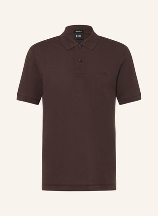 HUGO BOSS Piqu&eacute;-Poloshirt Pallas Regular Fit braun