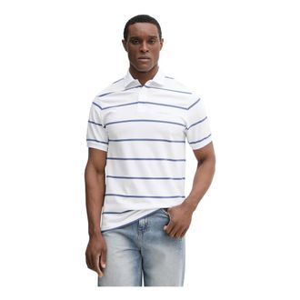 Hackett Klassisches Polohemd mit kurzen &Auml;rmeln und Streifen - - Tops - Herren - Wei&szlig; - XL