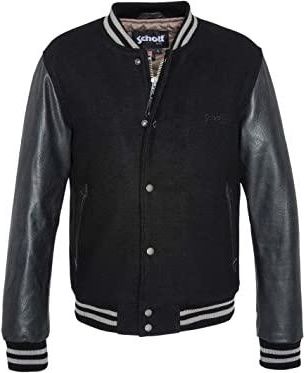 Schott NYC Schott Blouson Teddy homme Ref 58398 Noir/Noir - N - L