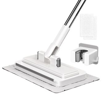 Generic No-Wash Mop - Bodenreinigung Trockene Clip-Design Einwegt&uuml;cher Staubsammlung Schnelle Aufnahme Praktische Nutzung Langlebig | Home K&uuml;che Wohnzimmer Pa