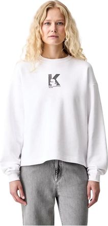 Karl Lagerfeld Damen, Sweatshirts & Hoodies, Wei&szlig;, XSGr&ouml;&szlig;e