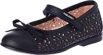 Pablosky 350020 Mary Jane Flat, Bleu Marine, 26 EU