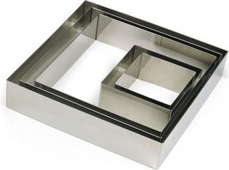 Göbel Edelstahl quadratisch, 60 mm, 1Stück