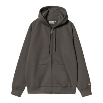 Carhartt Work in Progress Hooded Chase Jacket - - Sweatshirts & Hoodies - Herren - Grau - L