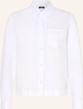 Joop Hemdbluse Bella Mit Schmucksteinen weiss