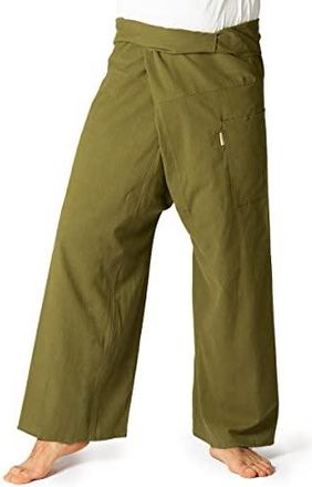 Panasiam Fisherman Pants Unicolor, Olive, XL
