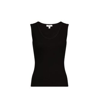 Topshop Top Rachel &agrave; col v en coton m&eacute;lang&eacute;
