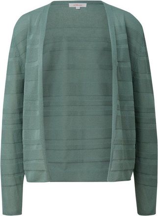 s.Oliver Cardigan Strickjacke Cardigan mit Musterstruktur