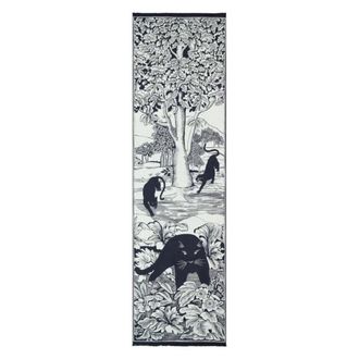 Inou&iuml; Editions Panther Print Scarf - - Accessories - Damen - Mehrfarbig - ONE SIZE