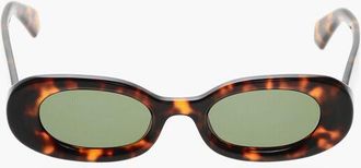 Off-white Tortoiseshell Motif AMALFI Oval Sunglasses size Unica