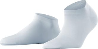 Falke Damen Sneakersocken Fine Softness 50 DEN W Sn halb-blickdicht kurz einfarbig 1 Paar, Blau Light Blue 6594, 35-38