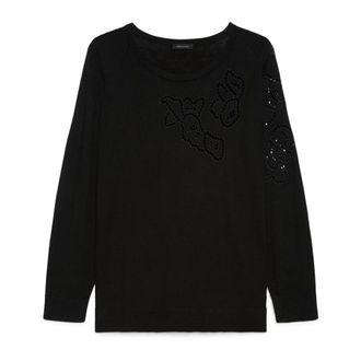 Fiorella Rubino Damen, Strickwaren, Schwarzk, XLGr&ouml;&szlig;e
