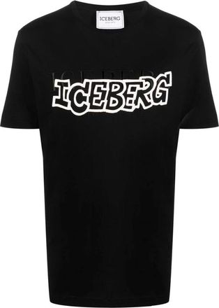 Iceberg Homme, Tops, Noir, Taille: XL T-shirt