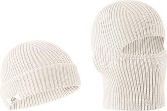 Generic M&uuml;Tze Gilet dhiver en tricot chaud pour femme, unisexe, avec motif en tricot c&ocirc;tel&eacute; grossier pour les activit&eacute;s de plein air, Beige (01)., taille uniq