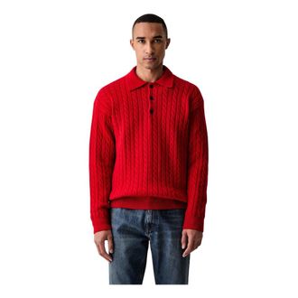 Msgm Msgm, Herren, Strickwaren, Rot, SGr&ouml;&szlig;e