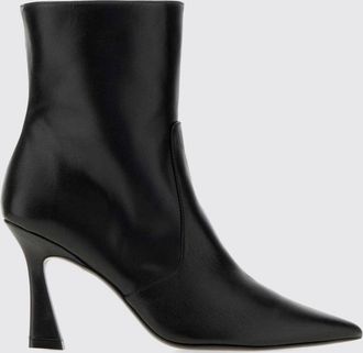 Stuart Weitzman Vinnie Lederstiefeletten von mit hohem Absatz und mandelf&ouml;rmiger Kappe