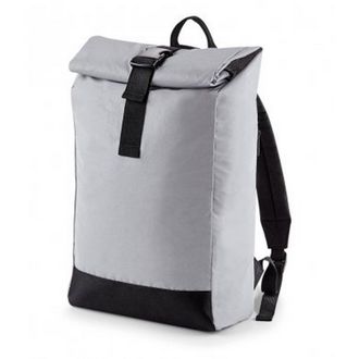 BagBase BG138 Reflective Roll-Top Backpack