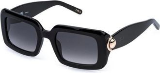 Furla Femme, Accessoires, Noir, Taille: 52 MM Sfu980 Lunettes de soleil