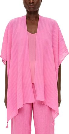 s.Oliver Poncho aus Baumwolle