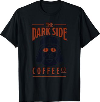 Star Wars Darth Vader The Dark Side Coffee Co Logo Funny T-Shirt