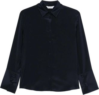 Max Mara Femme, Blouses et Chemises, Bleu, Taille: 34 FR Chemise boutonn&eacute;e