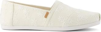 Toms Damen Alpargata Cloudbound Flacher Slipper, Natürlich Besticktes Blumenmuster, 38.5 EU
