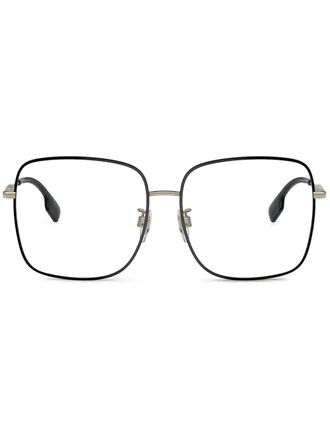 Burberry Sunglasses lunettes de vue à monture oversize - Noir