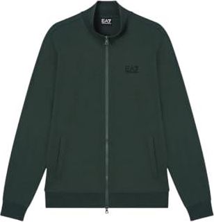 Emporio Armani EA7 8NPM31 Sweat &agrave; capuche zipp&eacute; pour homme, Ciantre vert, XXXXXL
