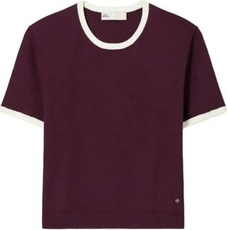 Tory Burch Femme, Pulls, Rouge, Taille: 38 FR Tory Burch T-shirts et Polos