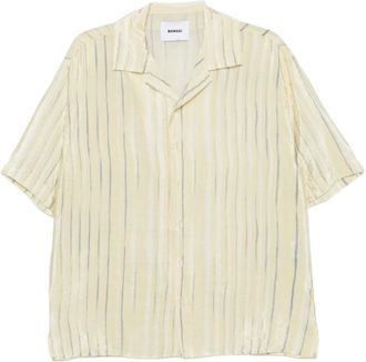 BONSAI Homme, Chemises, Jaune, Taille: M Chemise &agrave; col cubain