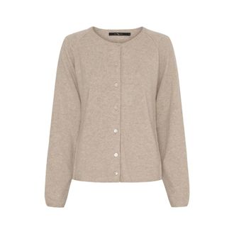 BTF-CPH Btfcph, Femme, Pulls, Beige, Taille: 42 FR Cashmere Cardigan