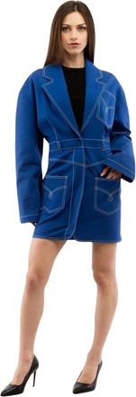 Moschino Femme, Robes, Bleu, Taille: 36 FR Robe Courte