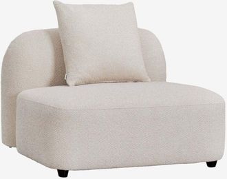 Sklum Sklum - Module central pour canap&eacute; modulable en chenille Coco