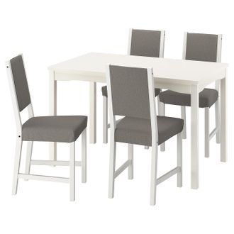 IKEA HAUGA / STEFAN Tisch und 4 St&uuml;hle