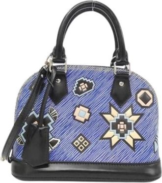 Louis Vuitton Sac Alma BB Epi Denim Pre-owned - Femme - Pre-owned - Bleu - Taille: ONE Size