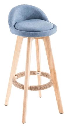 Generic Moderne Barhocker, Hochst&uuml;hle, Massivholz-Hochhocker, Barst&uuml;hle mit nordischer R&uuml;ckenlehne / 37 x 37 x 73 cm