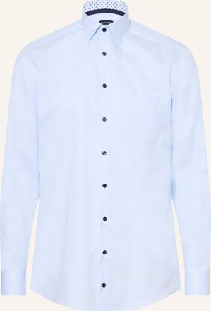 Olymp Hemd Luxor Modern Fit Mit Extralangem Arm blau