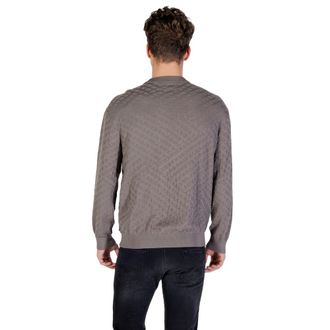 A|X Armani Exchange Textured Crewneck Sweatshirt - Gray