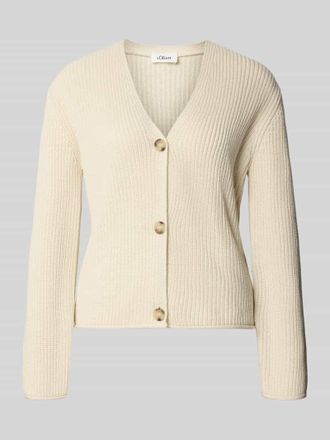 s.Oliver Red Label Cardigan mit markanten Kn&ouml;pfen