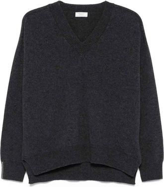 PESERICO Pull Col Rond - Gris