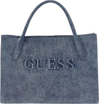 Guess Femme, Sacs, Bleu, Taille: ONE Size Jodi Tote